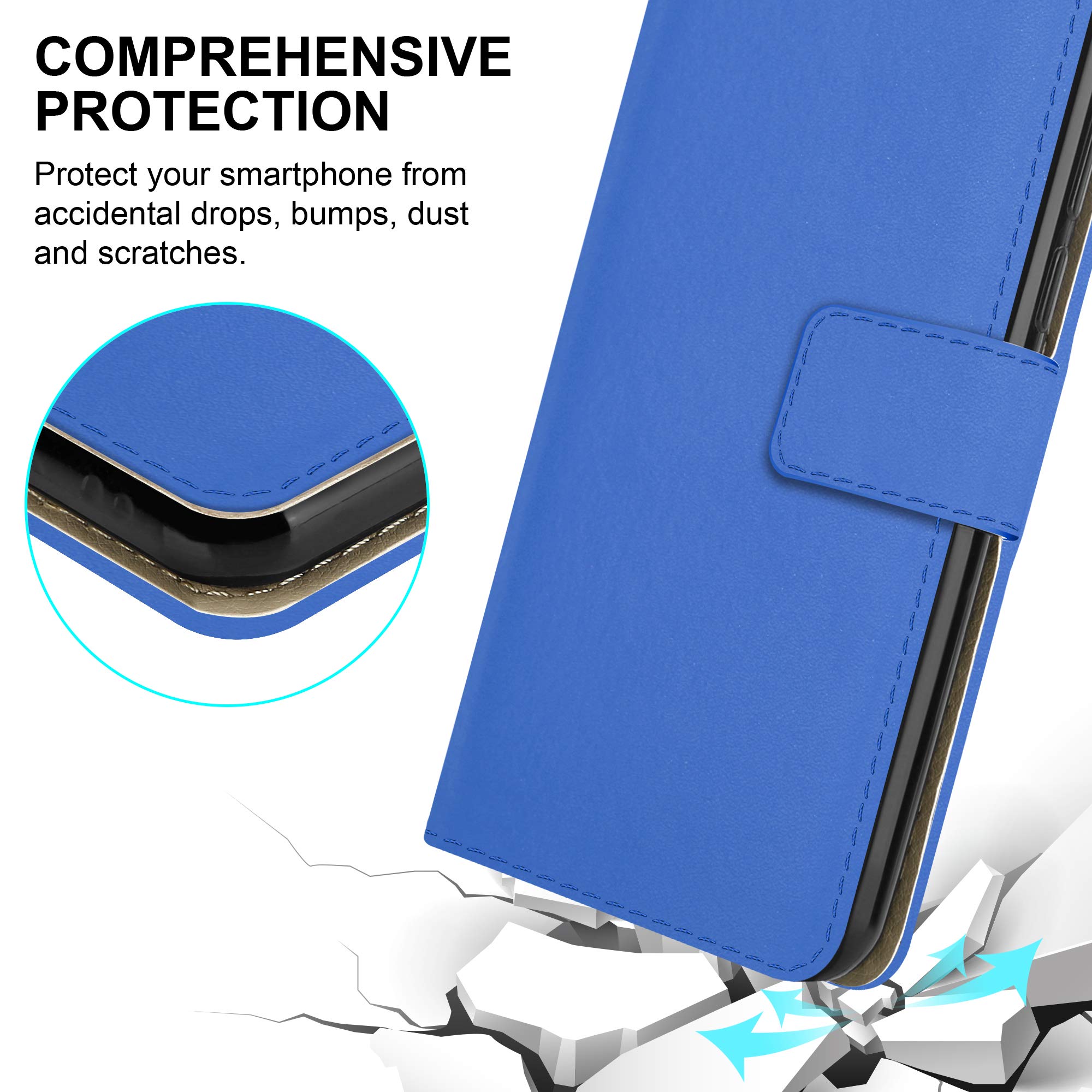 For Samsung Galaxy A04S A53 A23 A13 Case Leather Wallet Flip stand Phone Cover | eBay