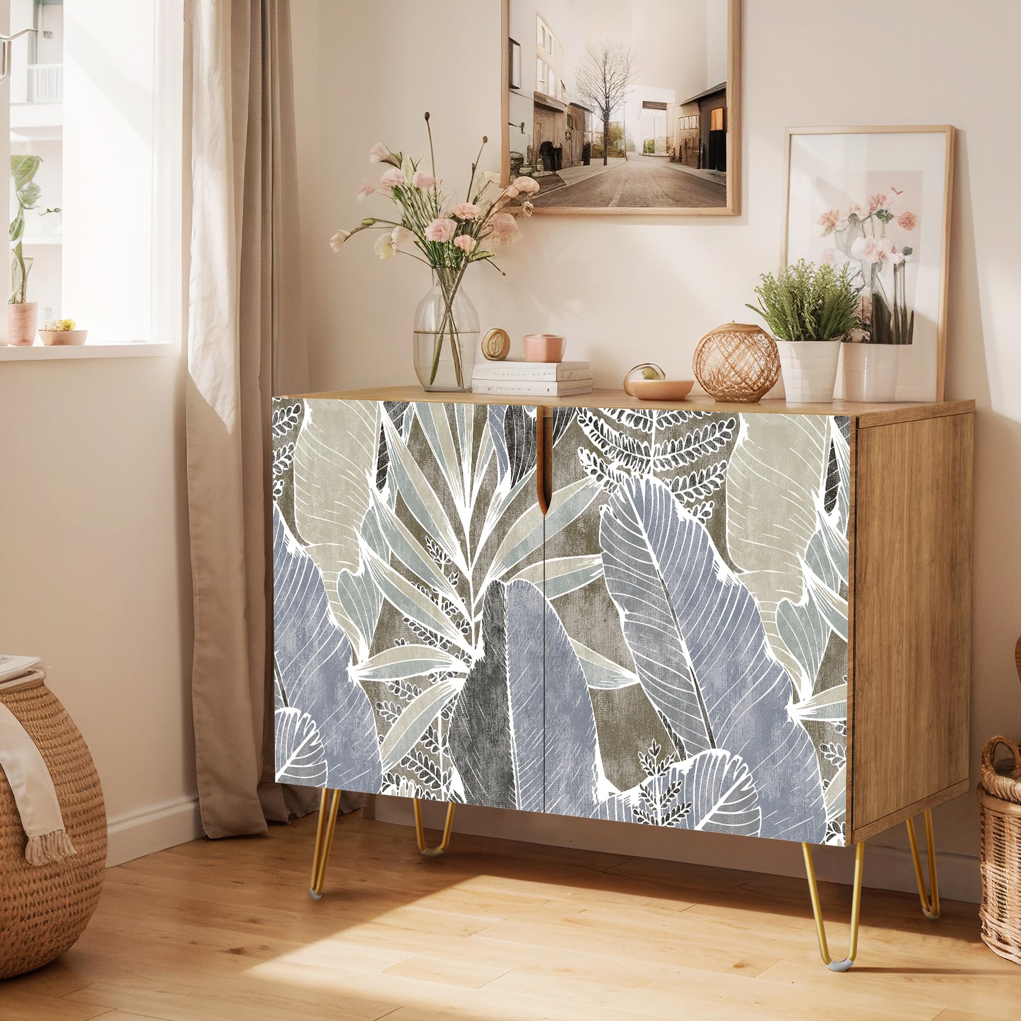 Amazon.com - SIGNWIN Sideboard Buffet Cabinet, Kitchen Storage Cabinet ...