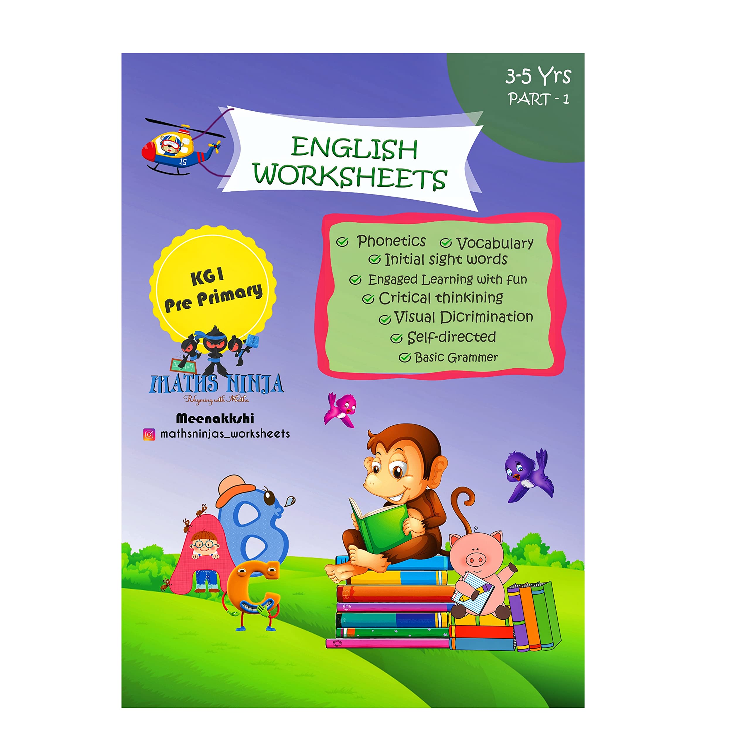 Lkg Nursery English Phonics Letter Or Alphabets Sound Stories Activity ...