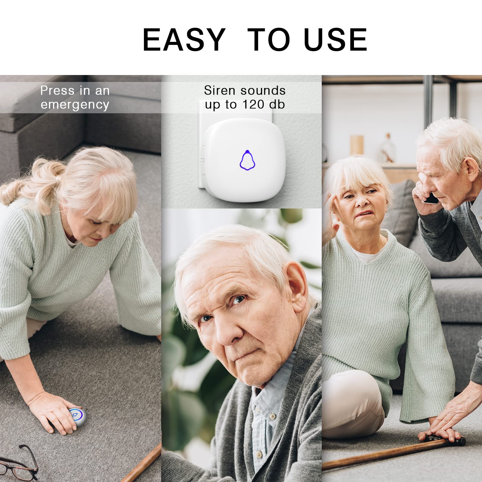 Snapklik.com : Wireless Caregiver Pager, Medical Alert Systems