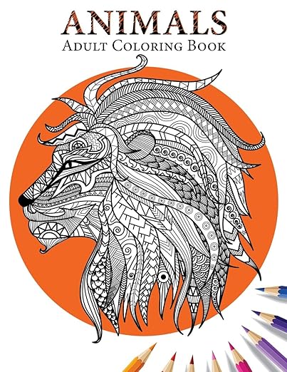 Amazon.com: Animals: Adult Coloring Book: 9781533134530: Books, Paisley ...