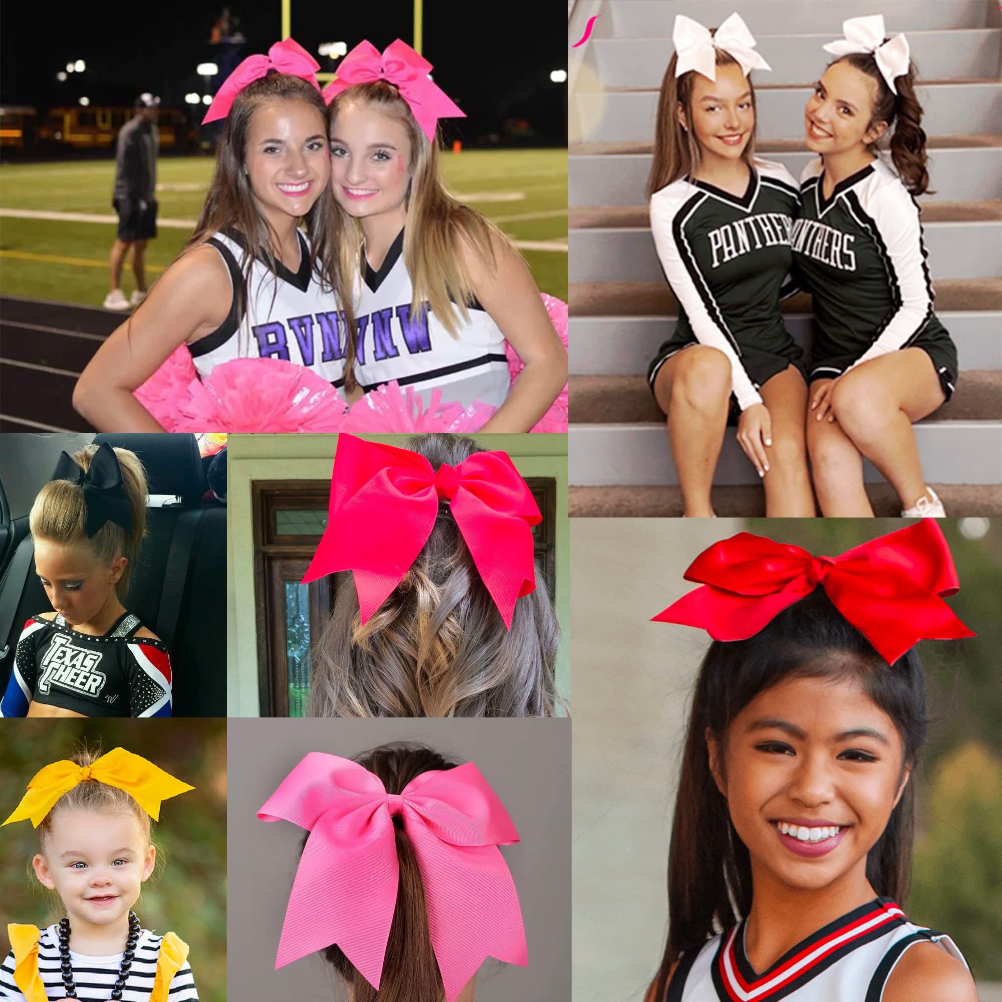 Cheer Hairstyles With Bows