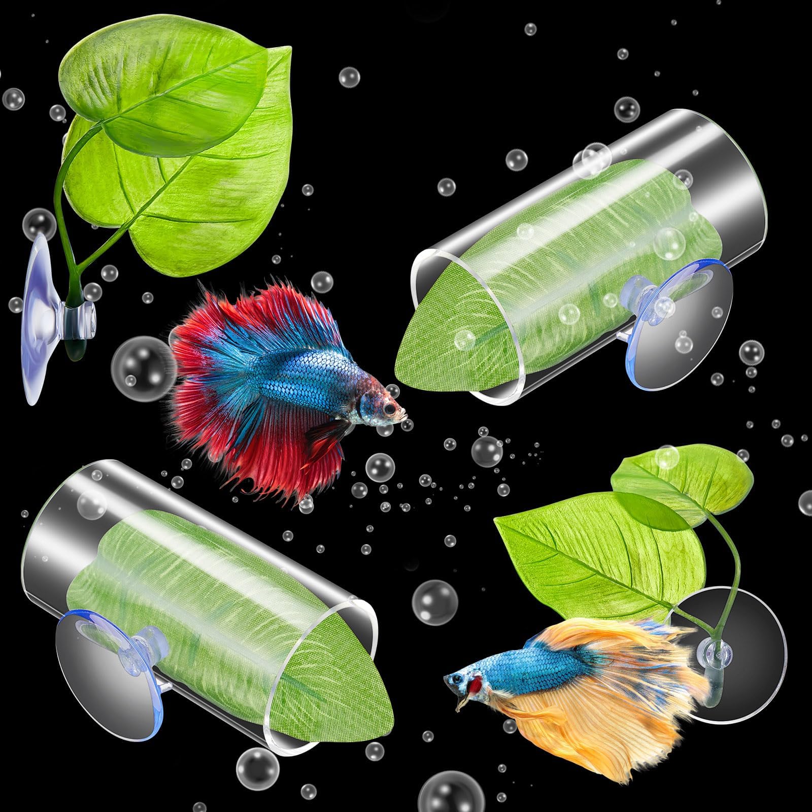 Amazon.com: spansee 2-in-1 Corner Underground Tunnel, Fish Cave for ...