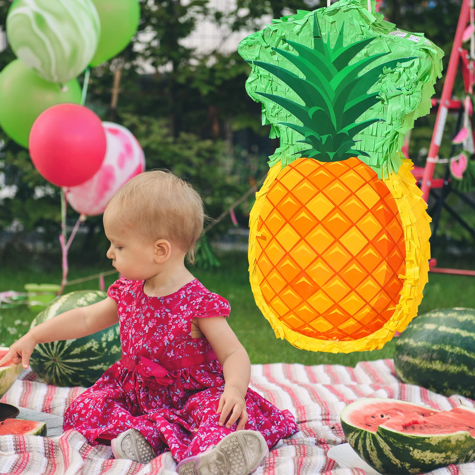 Snapklik.com : Pineapple Piñata Fruit Summer Theme Includes Stick ...