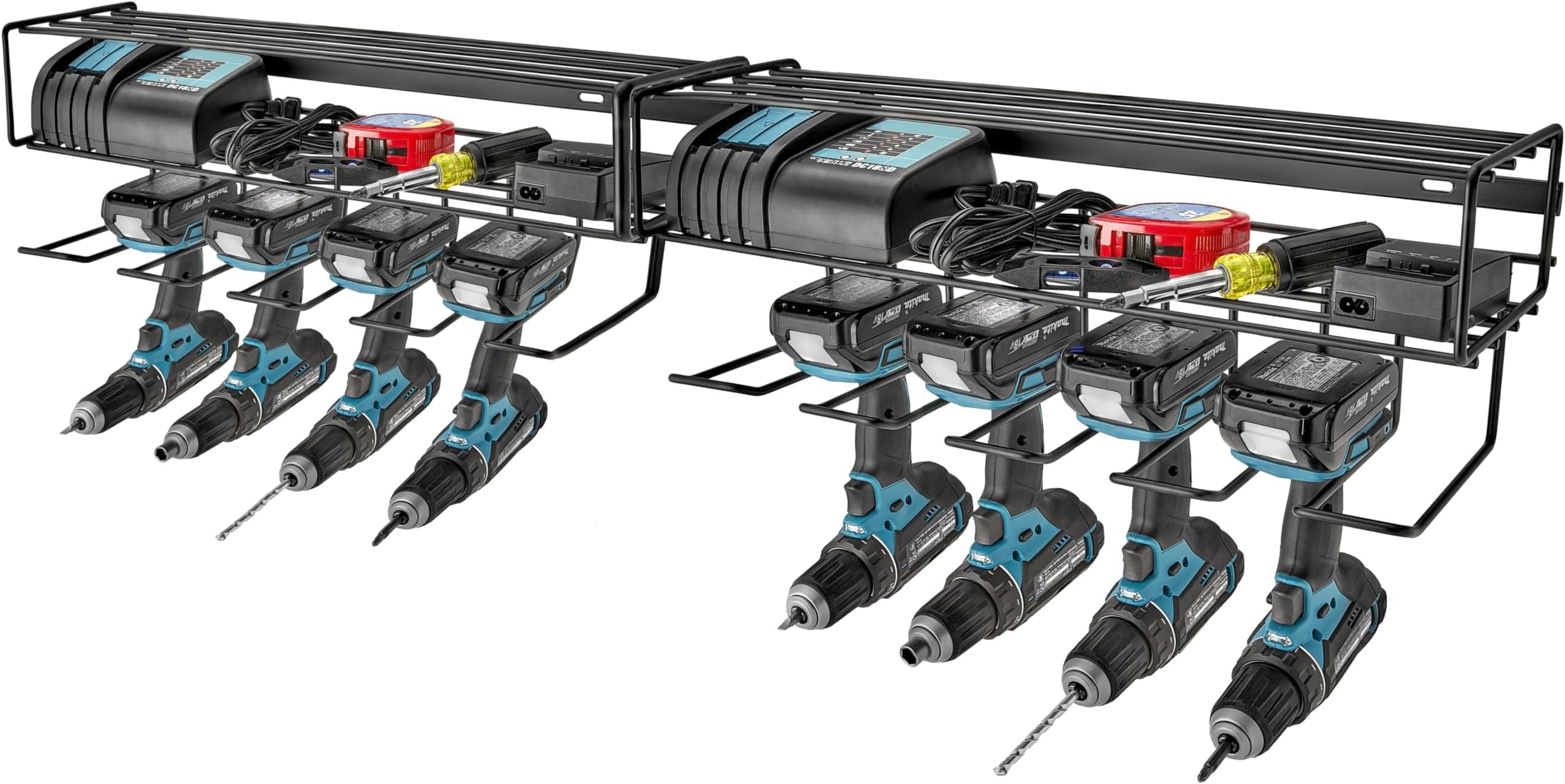 Amazon.com: Colingmill 8 Pack Wall Mounted Power Tool Organizer Holder ...