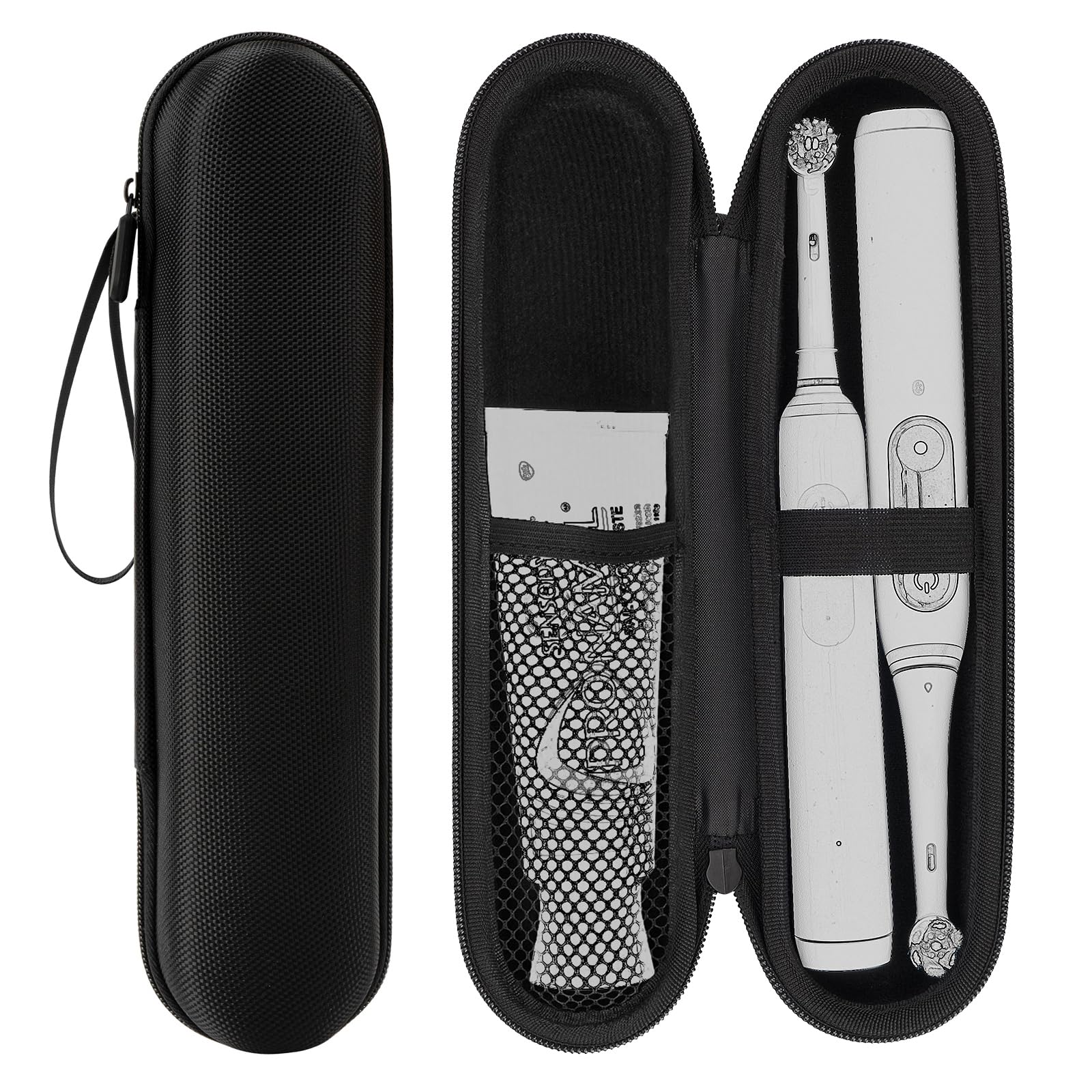 Electric Toothbrush Travel Case Holder, Battery Toothbrush Carry Bag ...