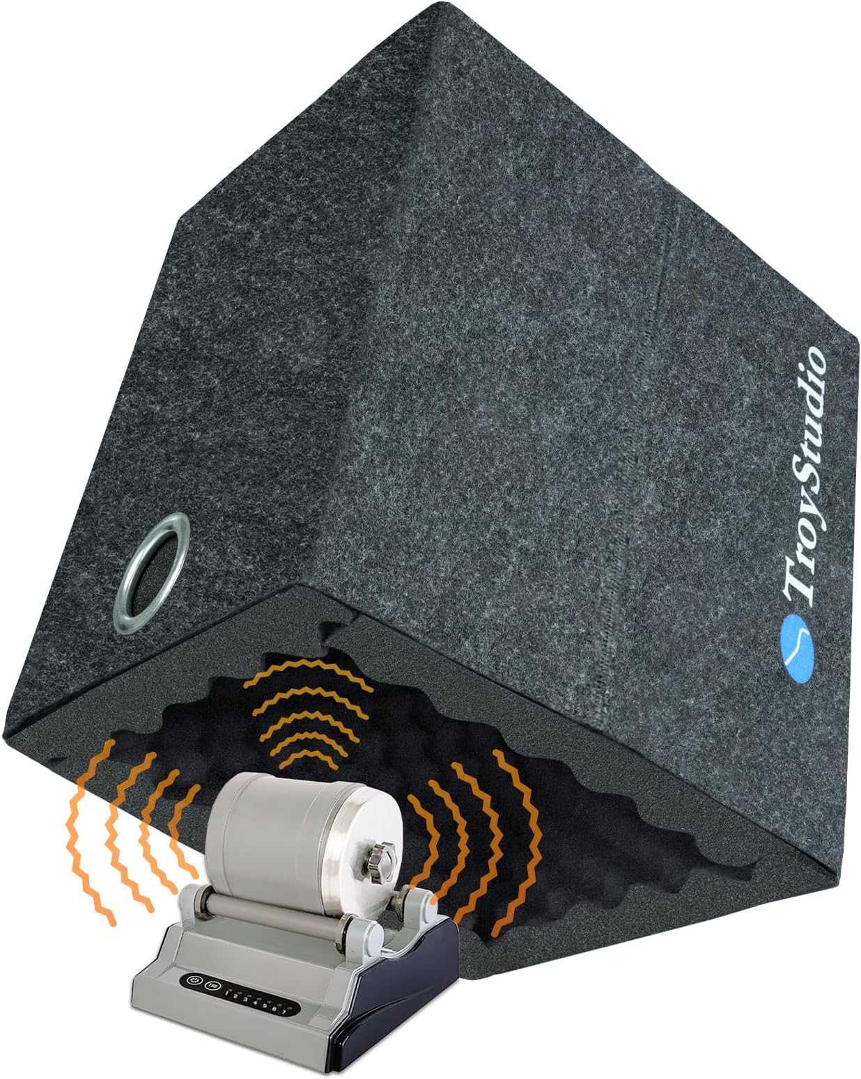 TroyStudio Portable Sound Proof Box, 16"x12"x16.2" Noise Reduction ...