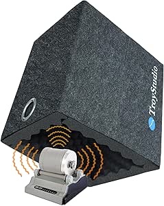 Amazon.com: TroyStudio Portable Sound Proof Box, 16"x12"x16.2" Noise ...