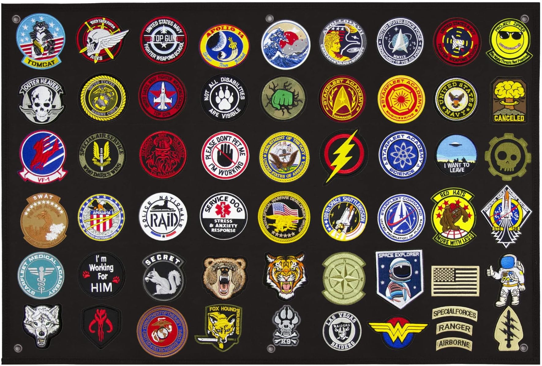 Amazon.com: Tactical Patch Display Board 24 x 18 Inch Foldable Military ...