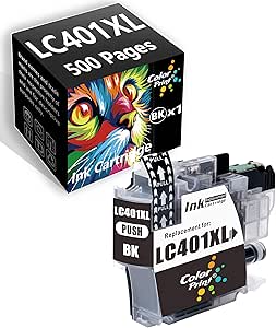 Amazon.com: ColorPrint Compatible LC401XL Ink Cartridge (500 Pages ...