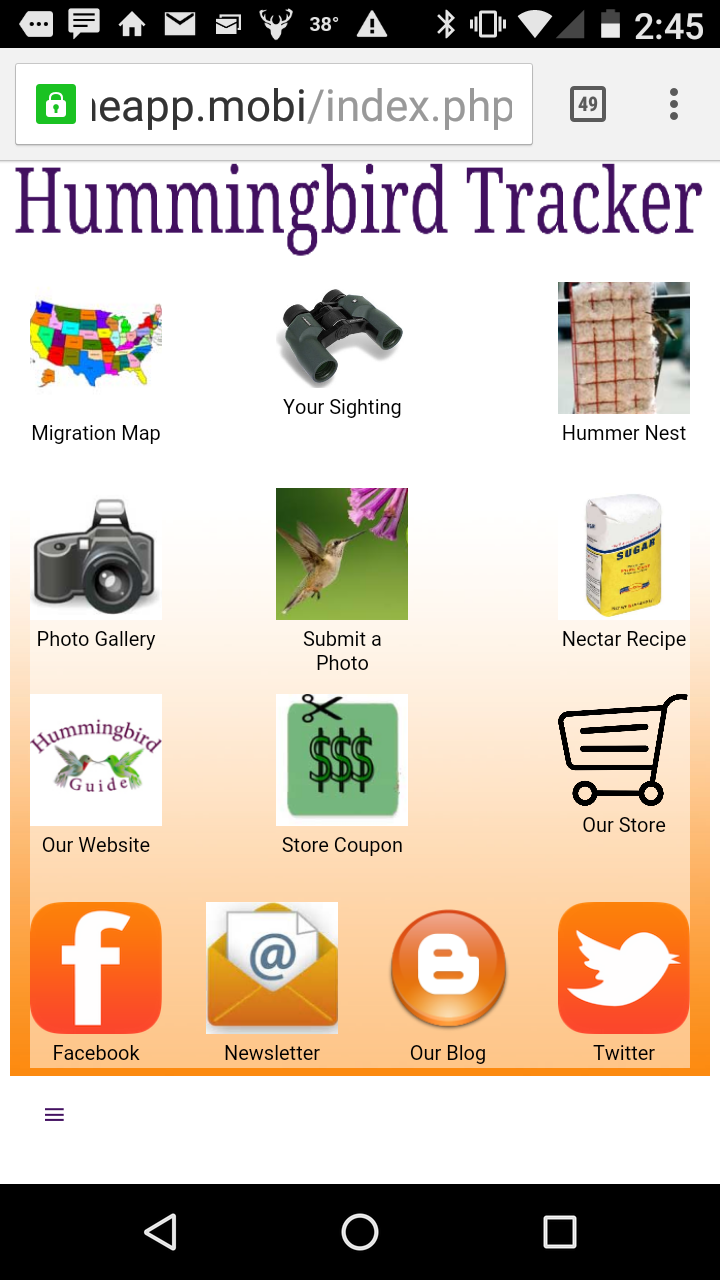 Hummingbird Tracker - App on Amazon Appstore