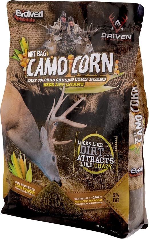 Amazon.com : Evolved Habitats Dirt Bag Camo Corn Powder Deer Attractant ...