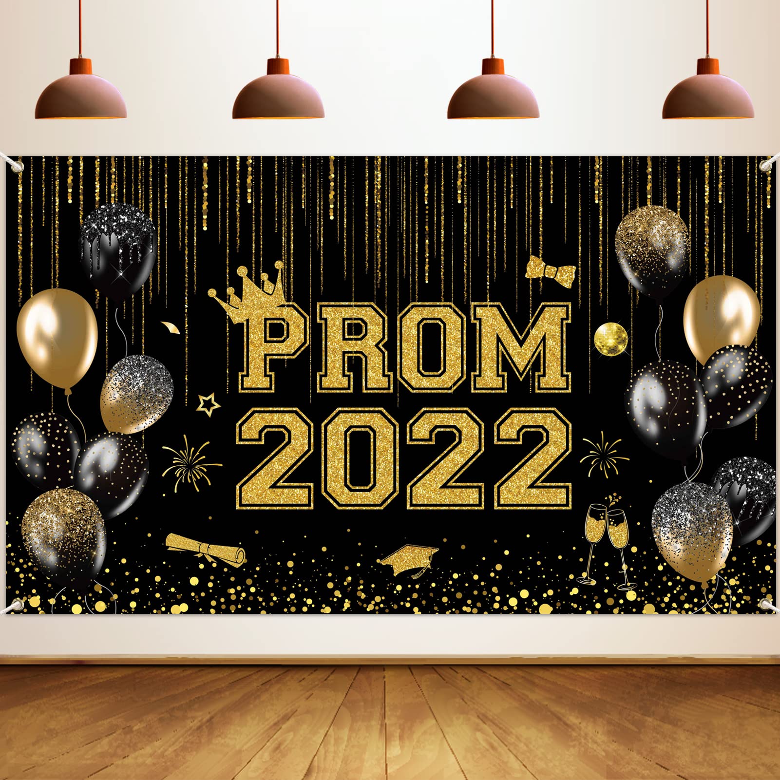 Buy Prom 2022 Banner Graduation Prom Party Backdrop Decorations Large ...