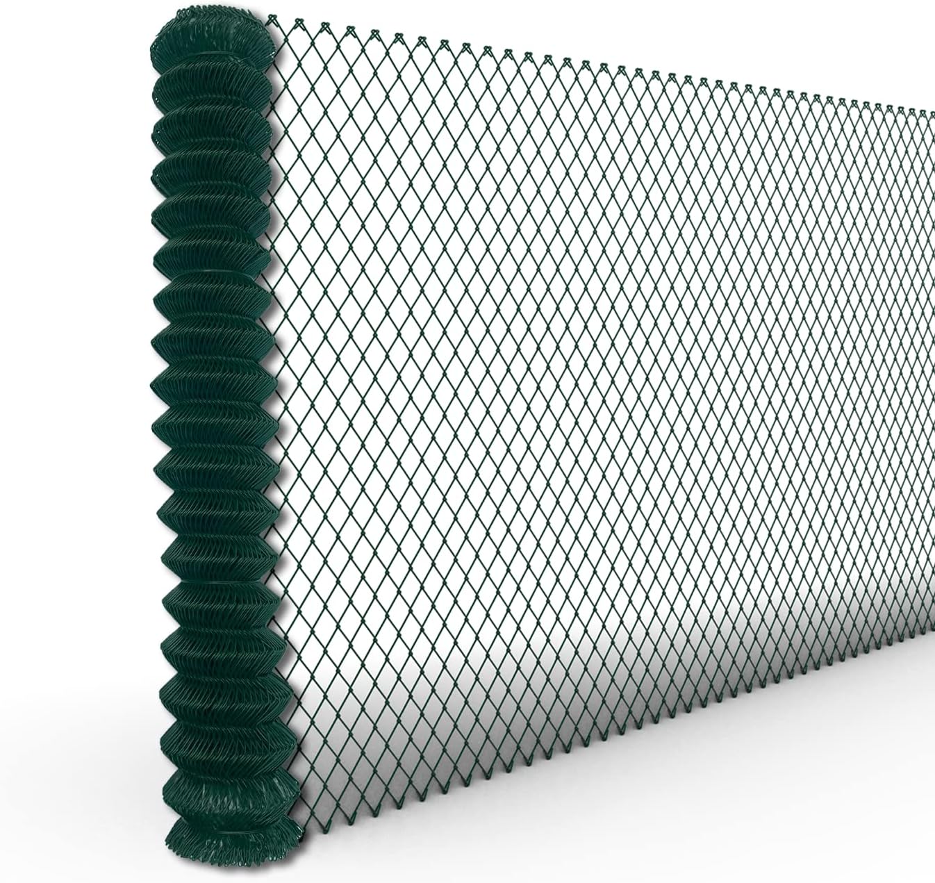 Italfence - Rete metallica plastificata romboidale a maglia sciolta per ...