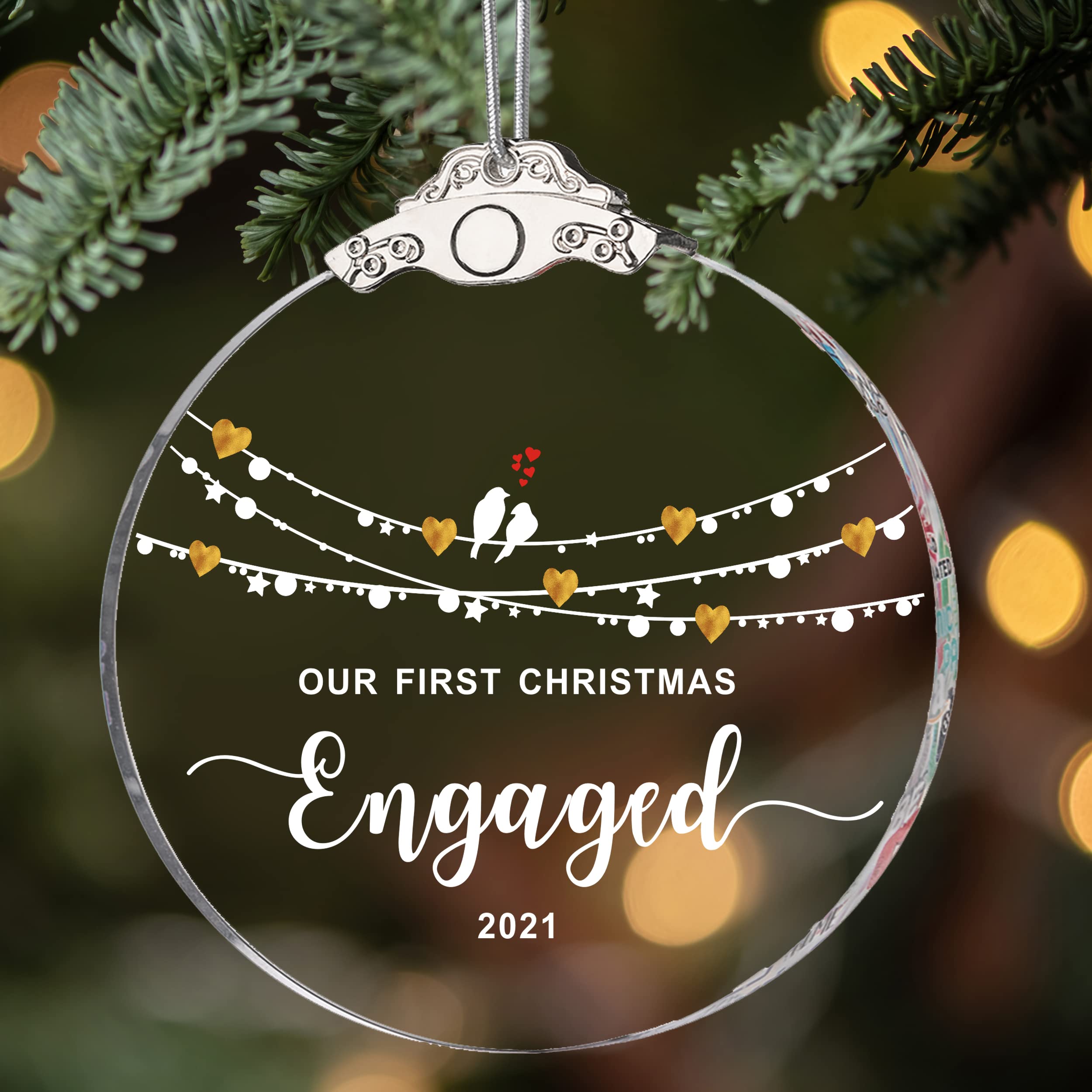 Christmas Engagement Ornaments