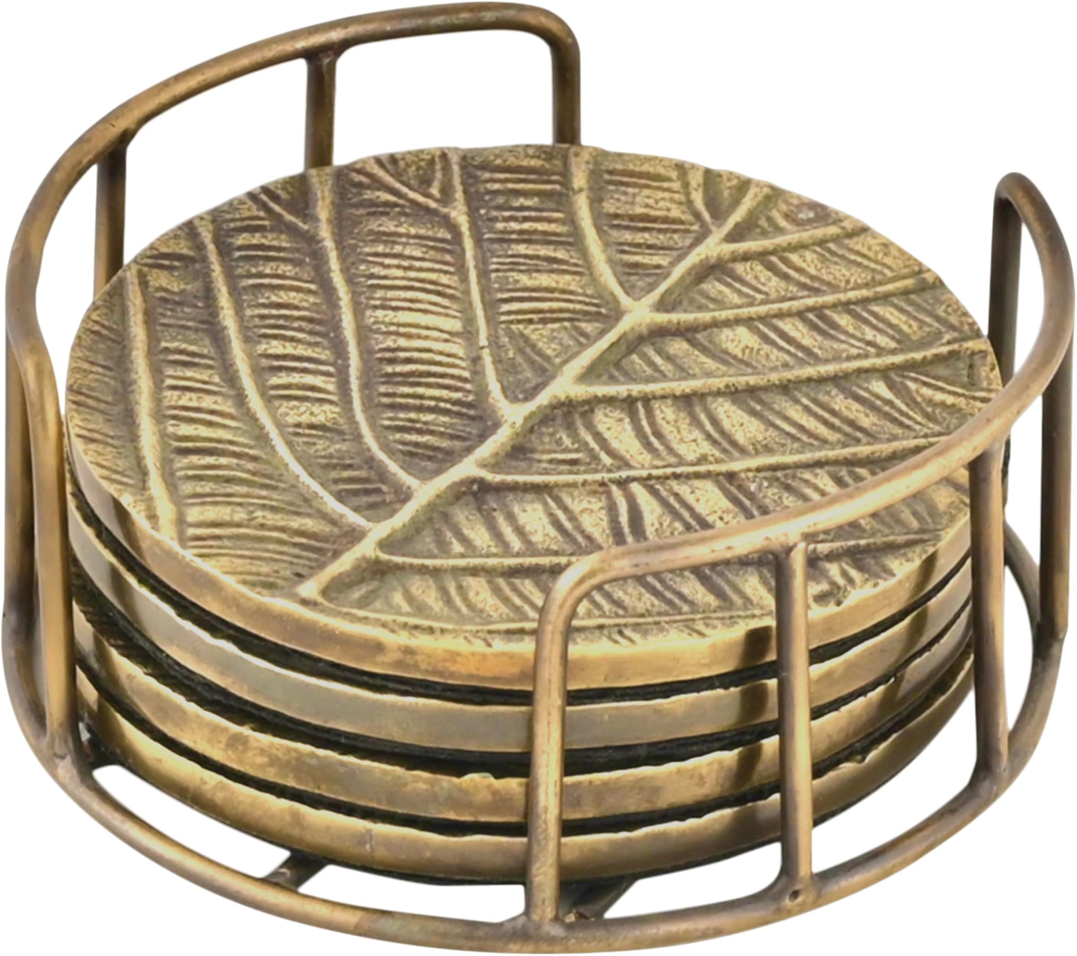 Amazon.com: Cruiser’s Caché | Drink Coasters with Holder | Embossed ...