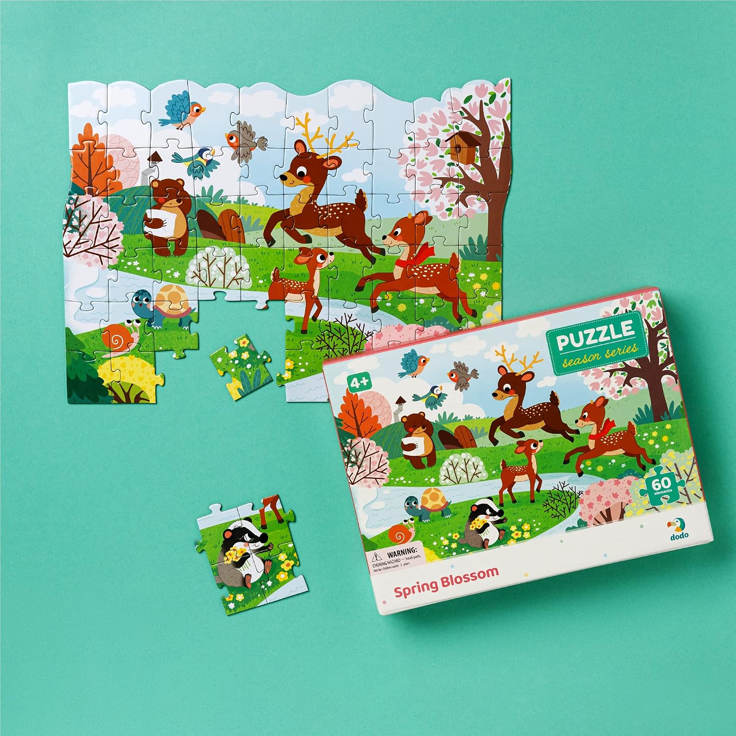 Spring Blossom Seasons Spring Jigsaw Puzzle for Kids 4 years old and up ...