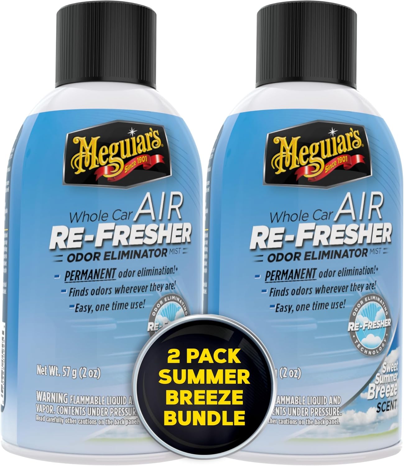 Amazon.com: Meguiars Whole Car Air Refresher, Odor Eliminator Spray ...