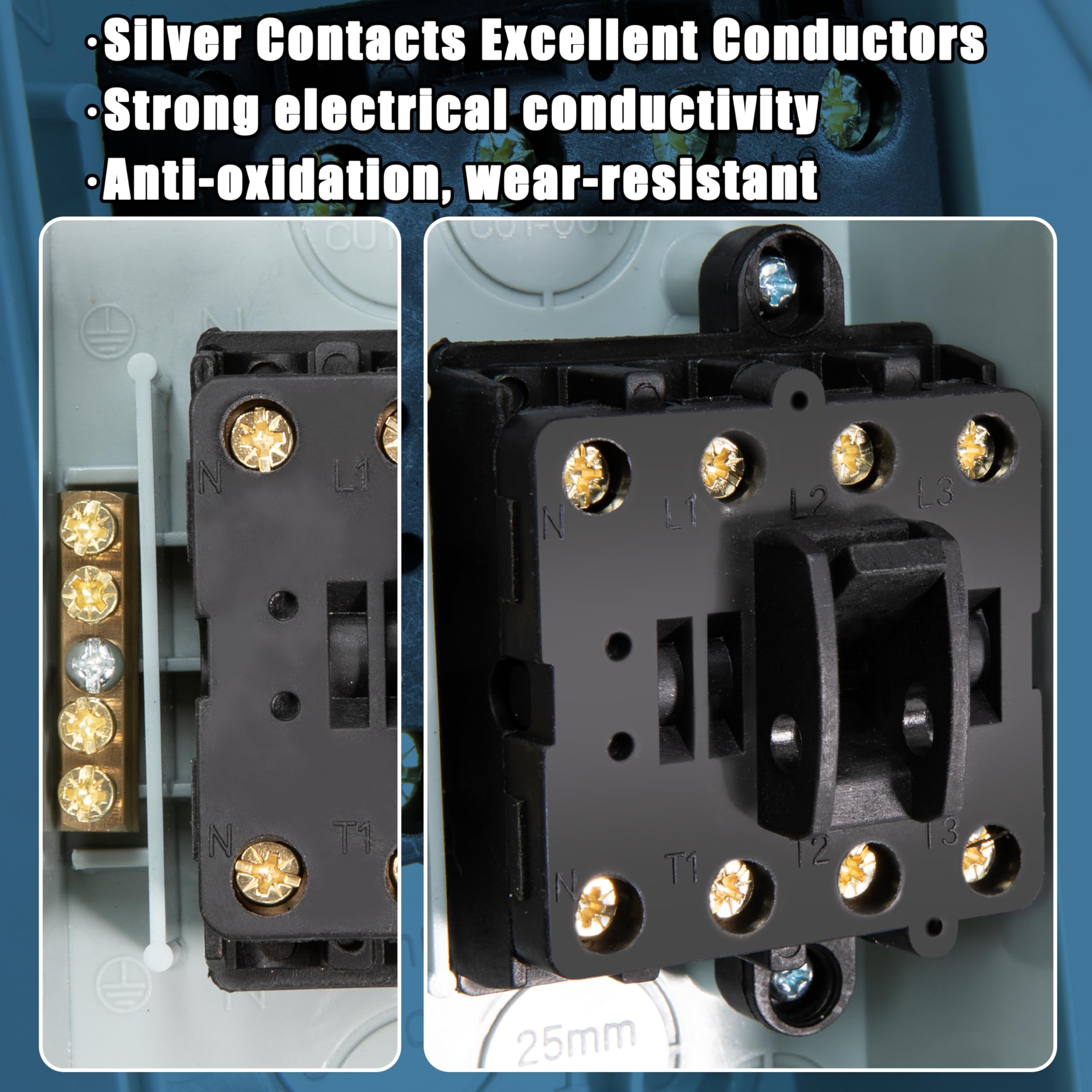 Snapklik.com : Enclosed Motor Disconnect Switch 440V Heavy Duty ...