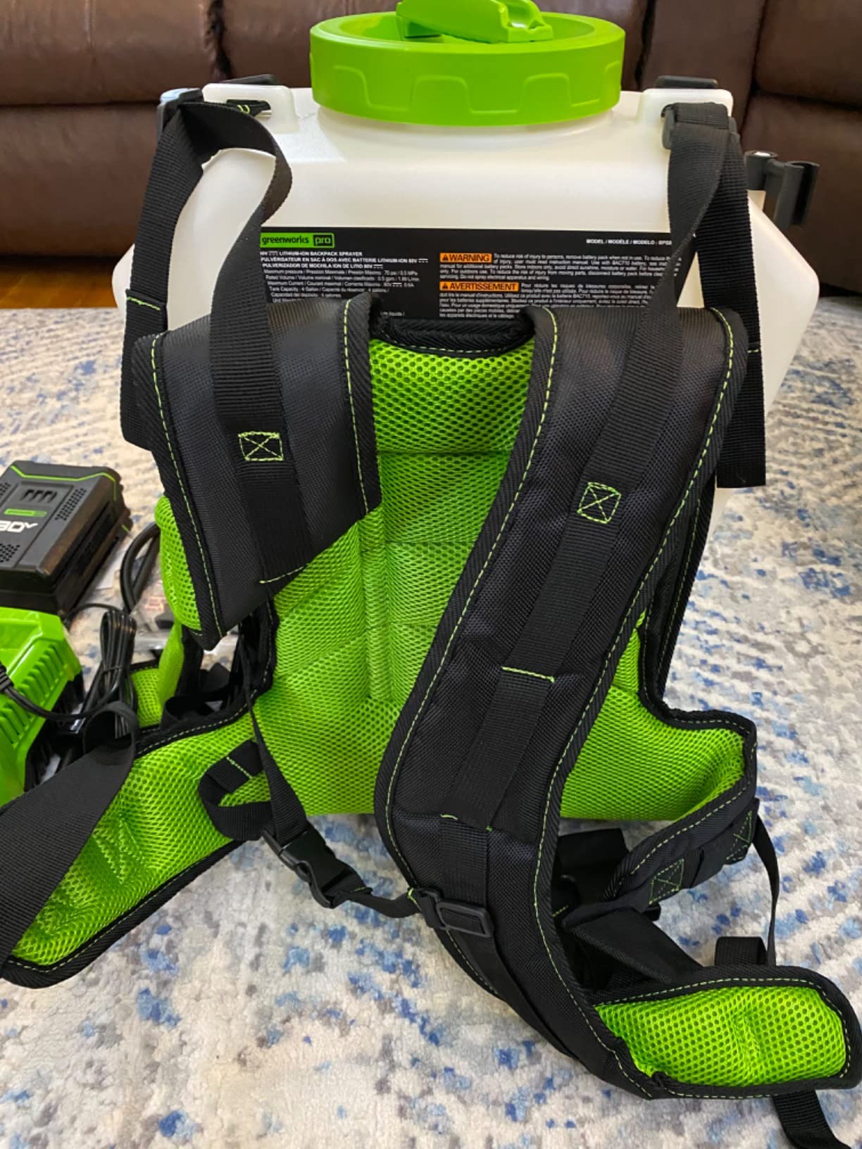 $45/mo - Finance Greenworks 80V Backpack Sprayer 4 Gallon,Battery ...