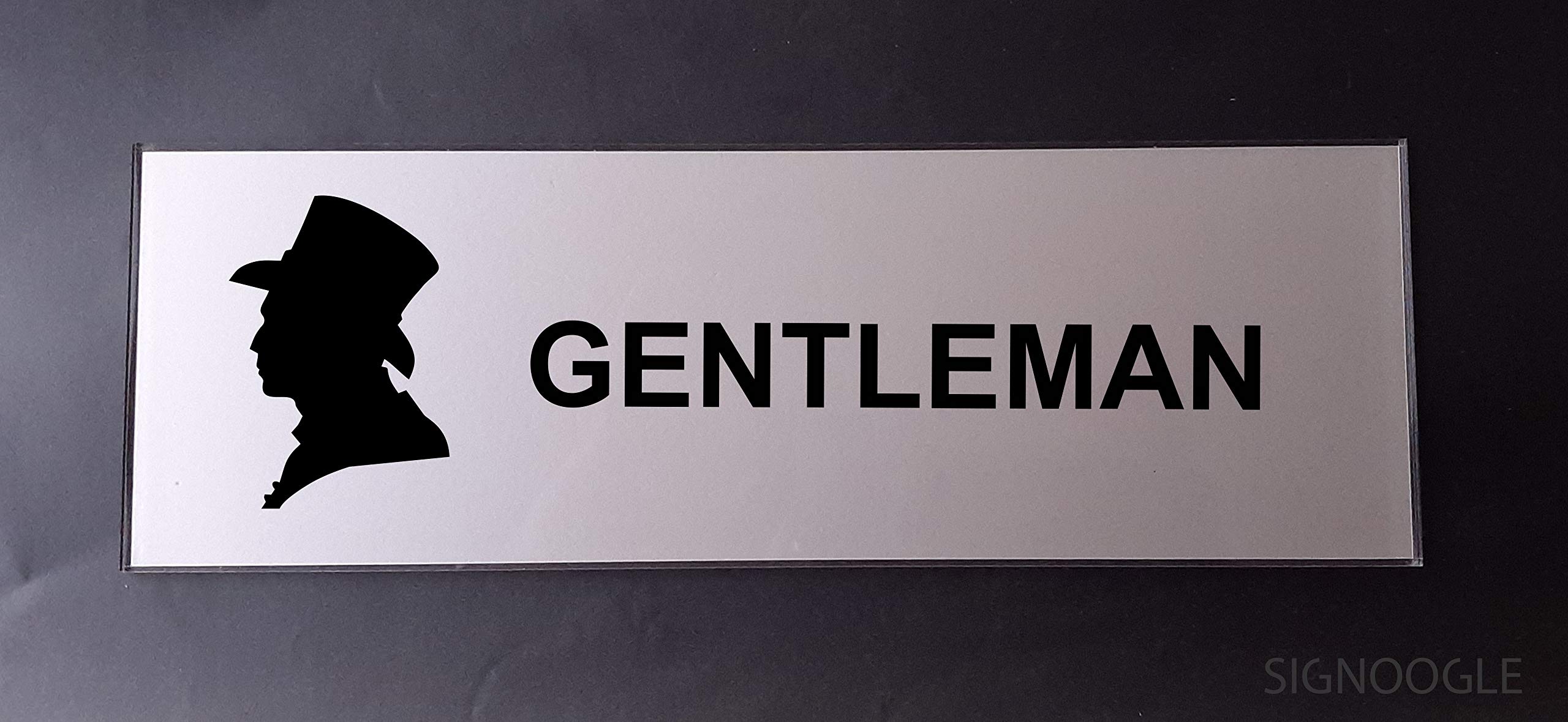 Buy SIGNOOGLE Gentleman Restroom Toilet Washroom Trail Room Dressing ...