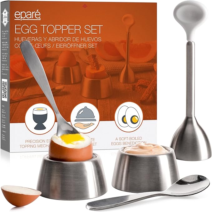 Amazon.com: Egg Cracker Topper Set 2.0 - Complete Easter Soft Boiled ...