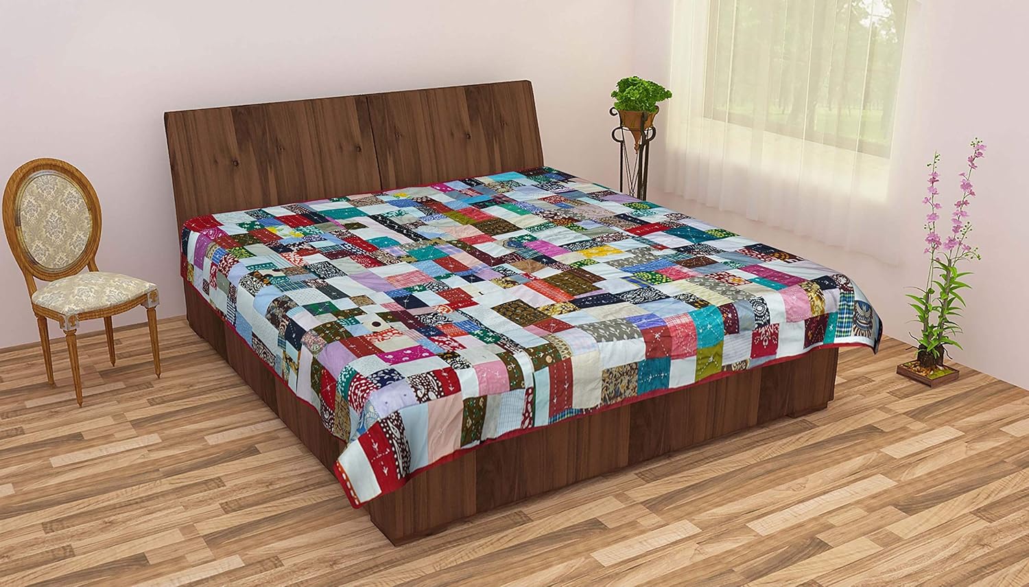 Buy Rooma Hastakaaree Handmade Cotton Indian Traditional Single Godhadi ...