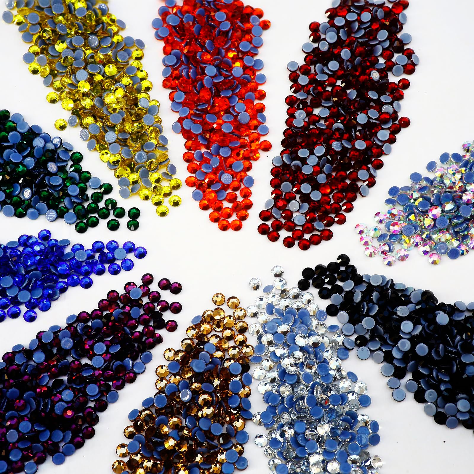Amazon.com: Genio Cristal SS10 Hotfix Rhinestones, 10 Assorted ...
