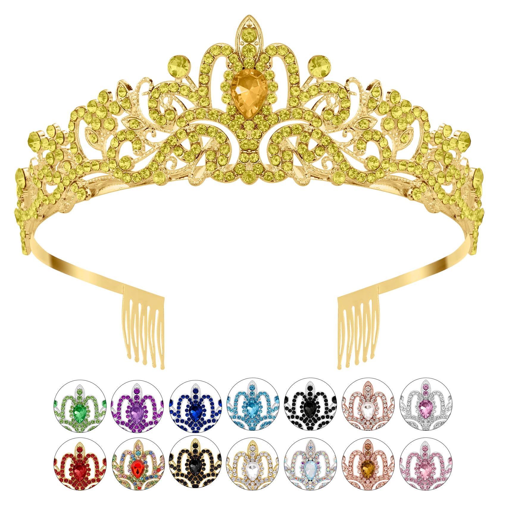 Yellow Princess Crown