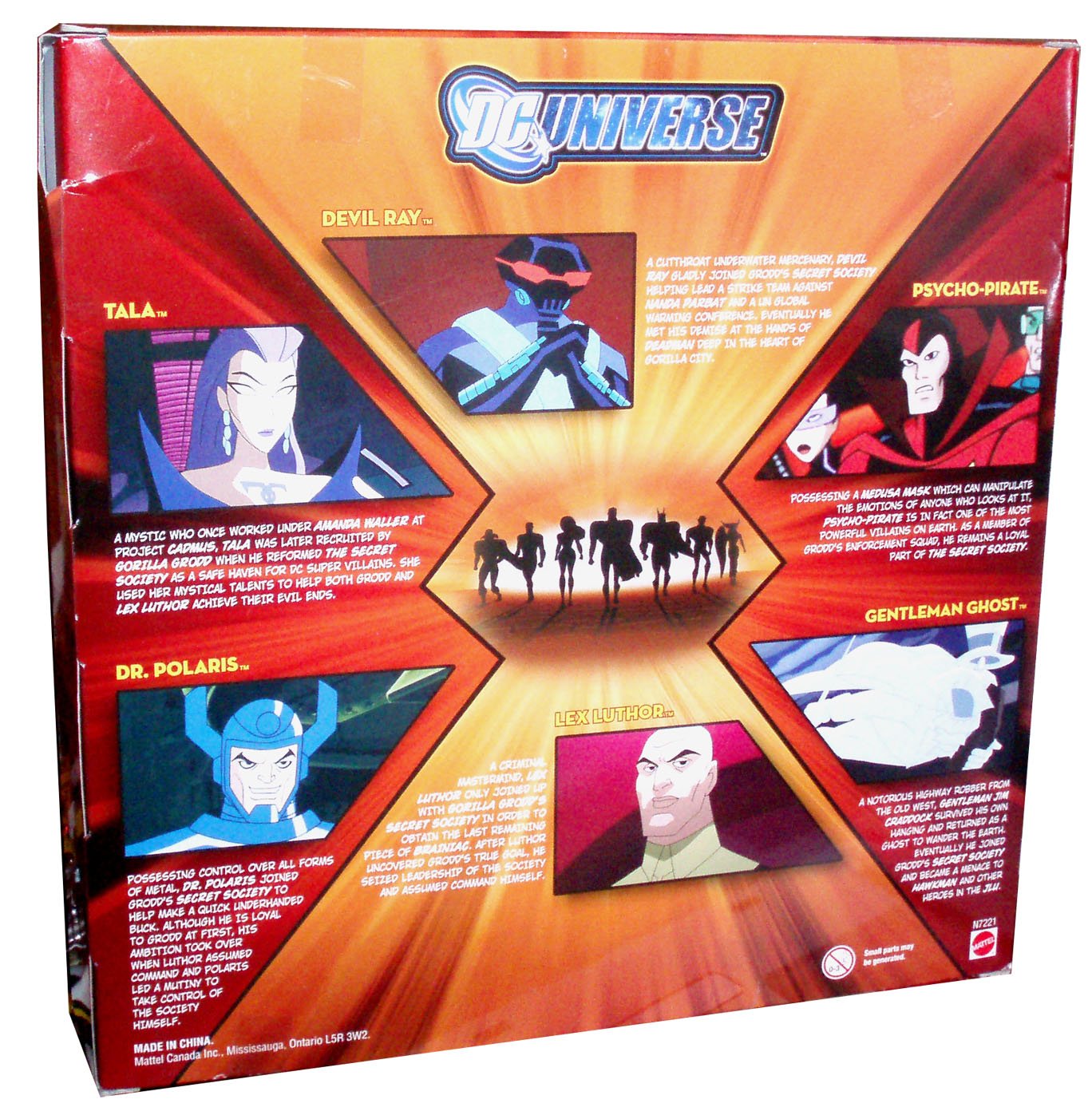 Buy DC Universe Justice League Unlimited 6 Pack 4-1/2 Inch Tall Villain ...