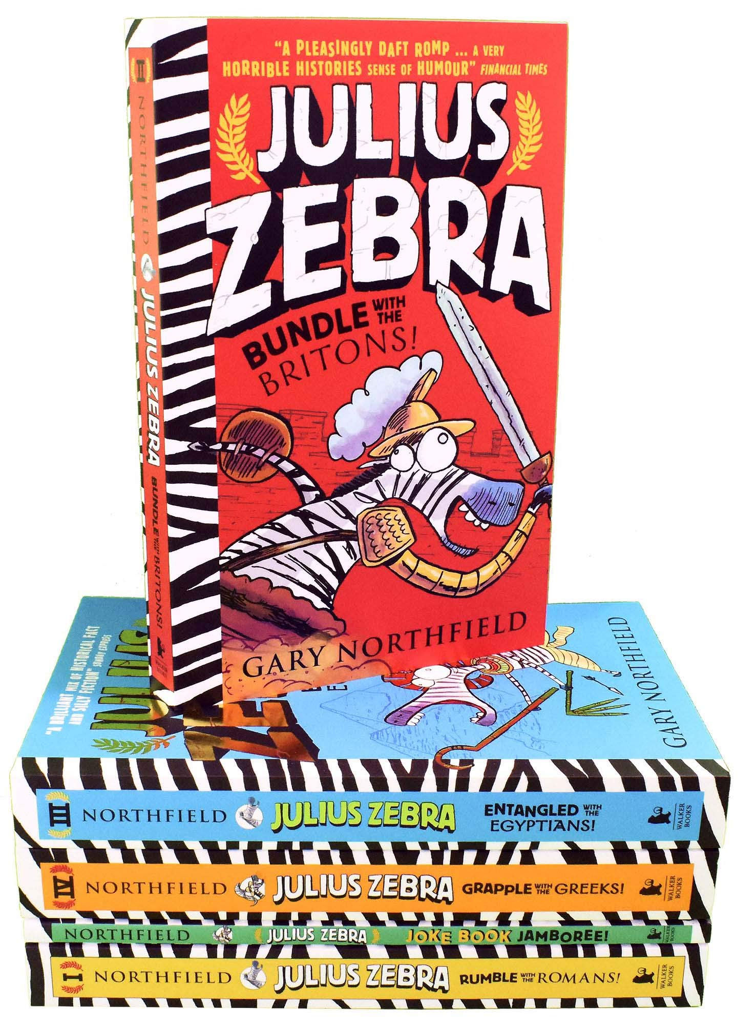 Julius Zebra Rumble with the Romans 5 Books Collection Set by Gary ...