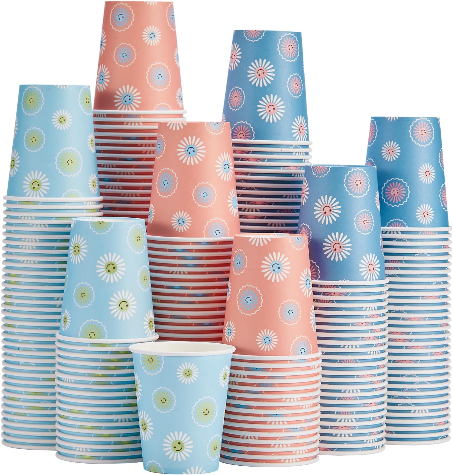 Amazon.com: 200 Pcs 9 oz Disposable Cups Paper Cups Coffee Cups Cold ...