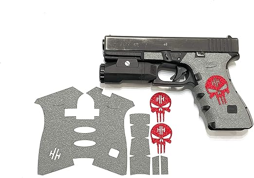 Amazon.com : Handleitgrips Gray Textured Rubber Gun Grip Enhancement ...