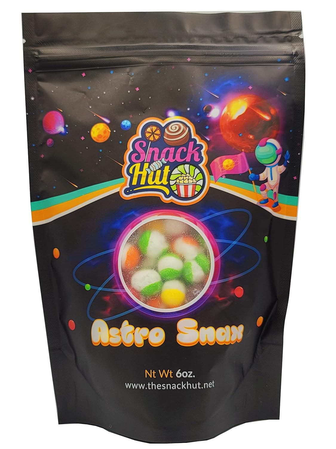 Amazon.com : Snack Hut Astro Snax Freeze Dried Skittles Candy Original ...