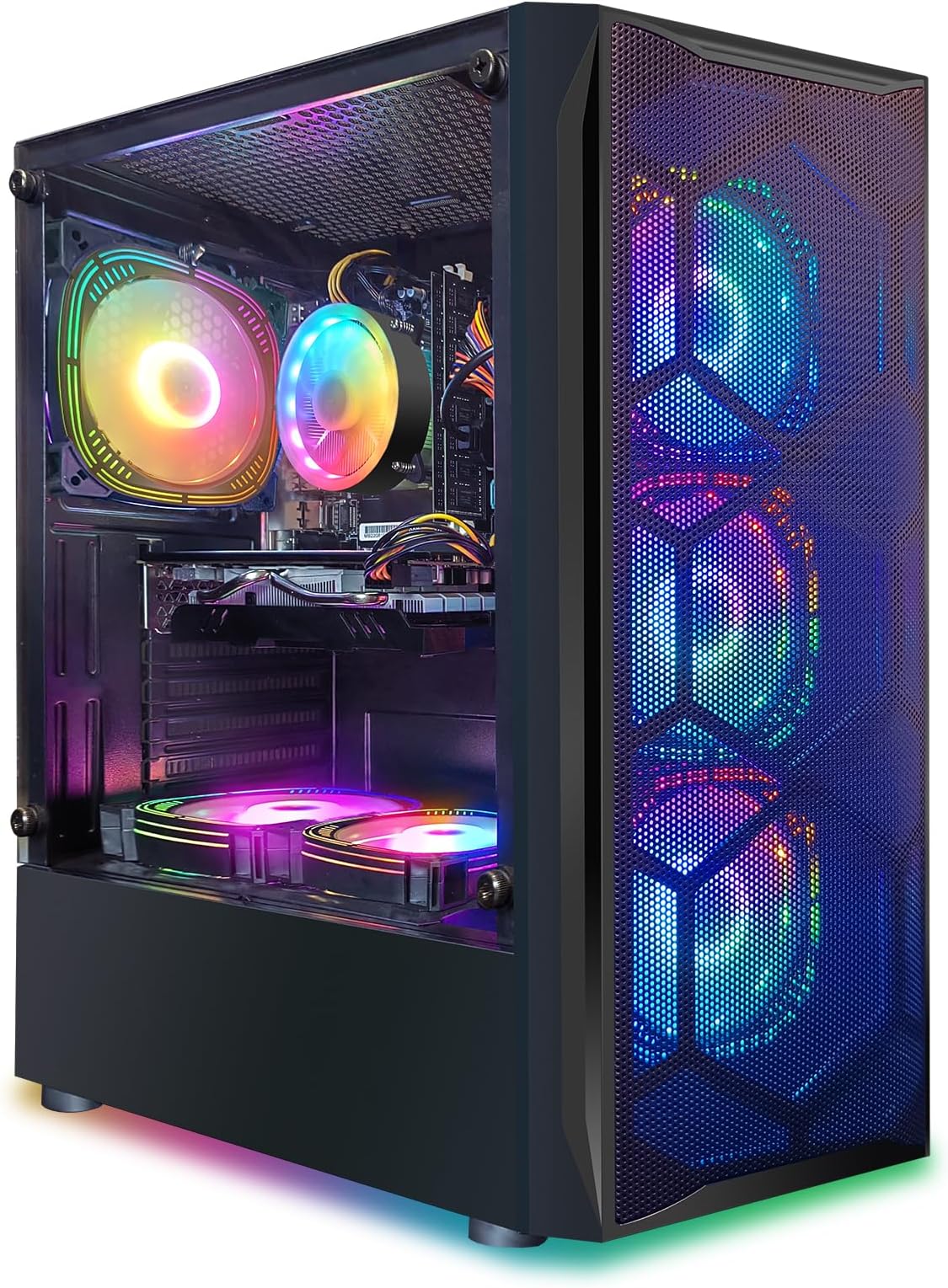STGsivir Gaming PC, Intel Core i7 bis zu 3.9GHz, AMD Radeon RX 580 8GB ...