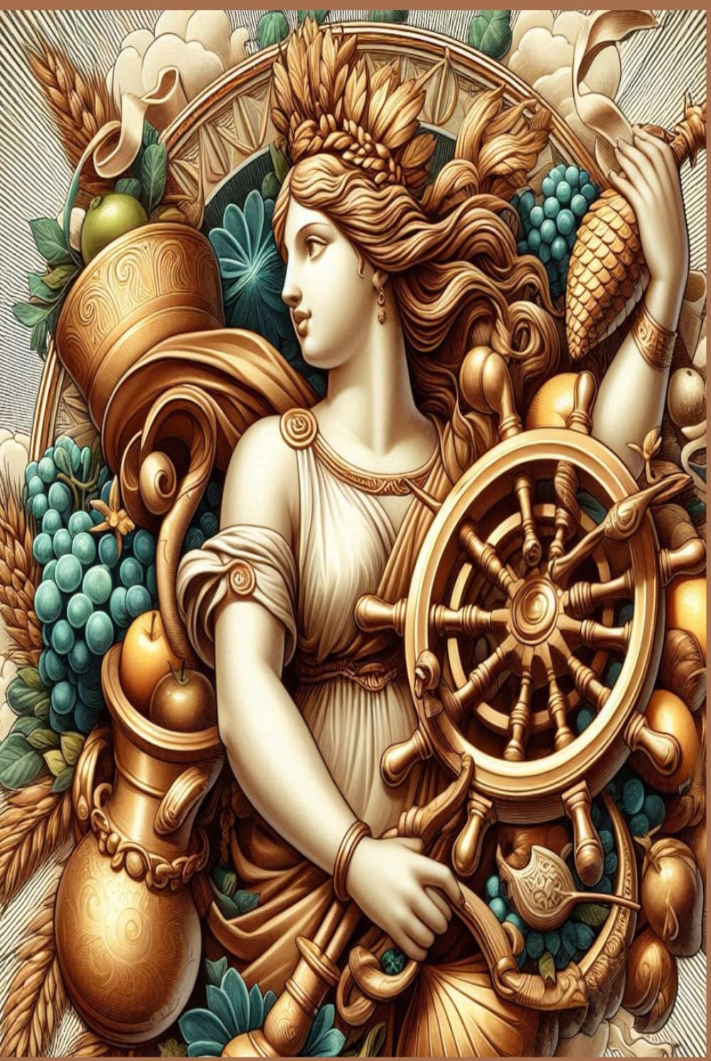 Fortuna Greek Roman Fate Goddess Statuesacred Source Goddess Fortuna