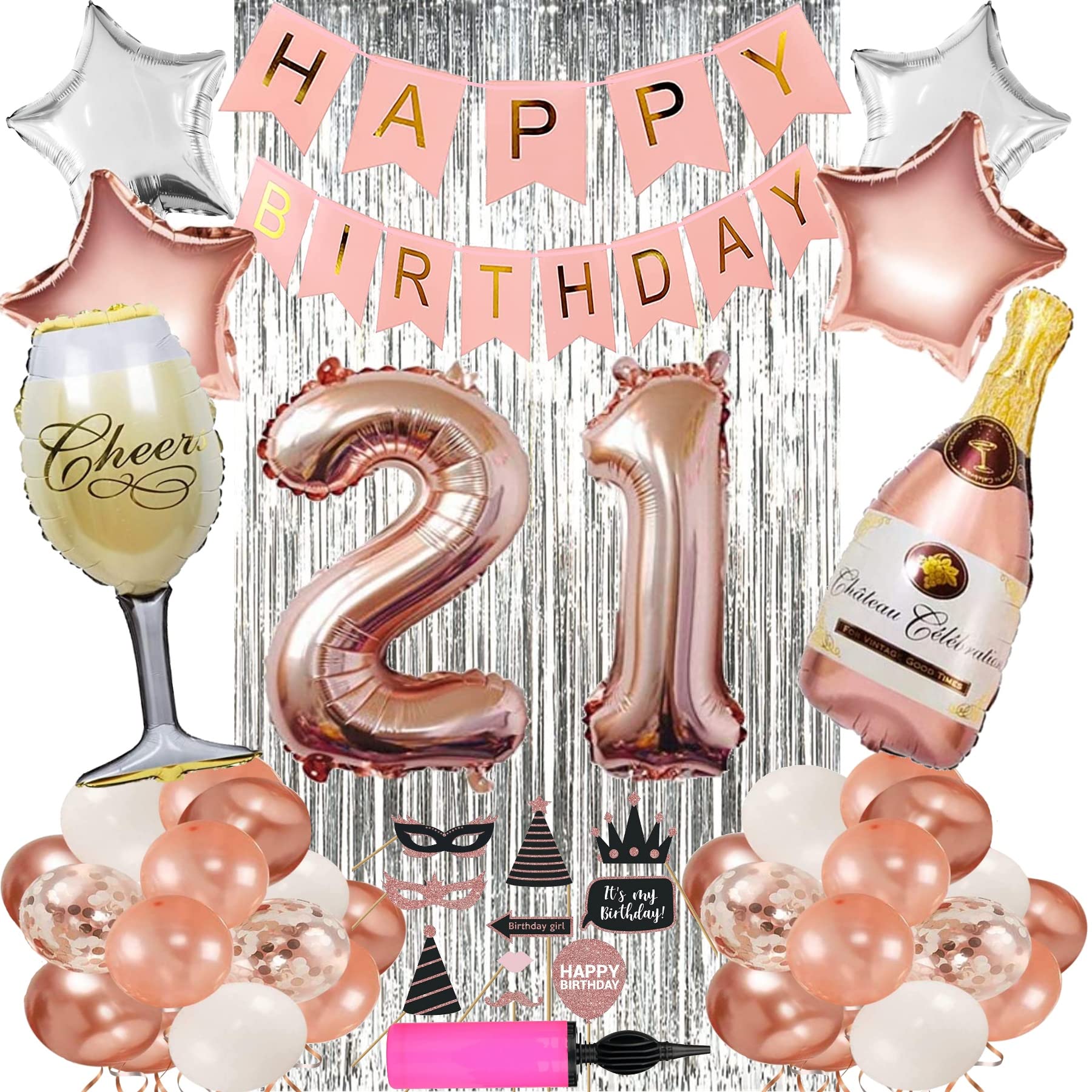 Party Animal 21 21st Birthday Decorations For Her 21 Birthday ...