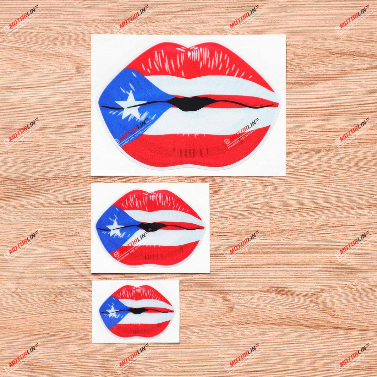 Amazon.com - Puerto Rican Flag Lips PR Vinyl Decal Sticker Puerto Rico ...