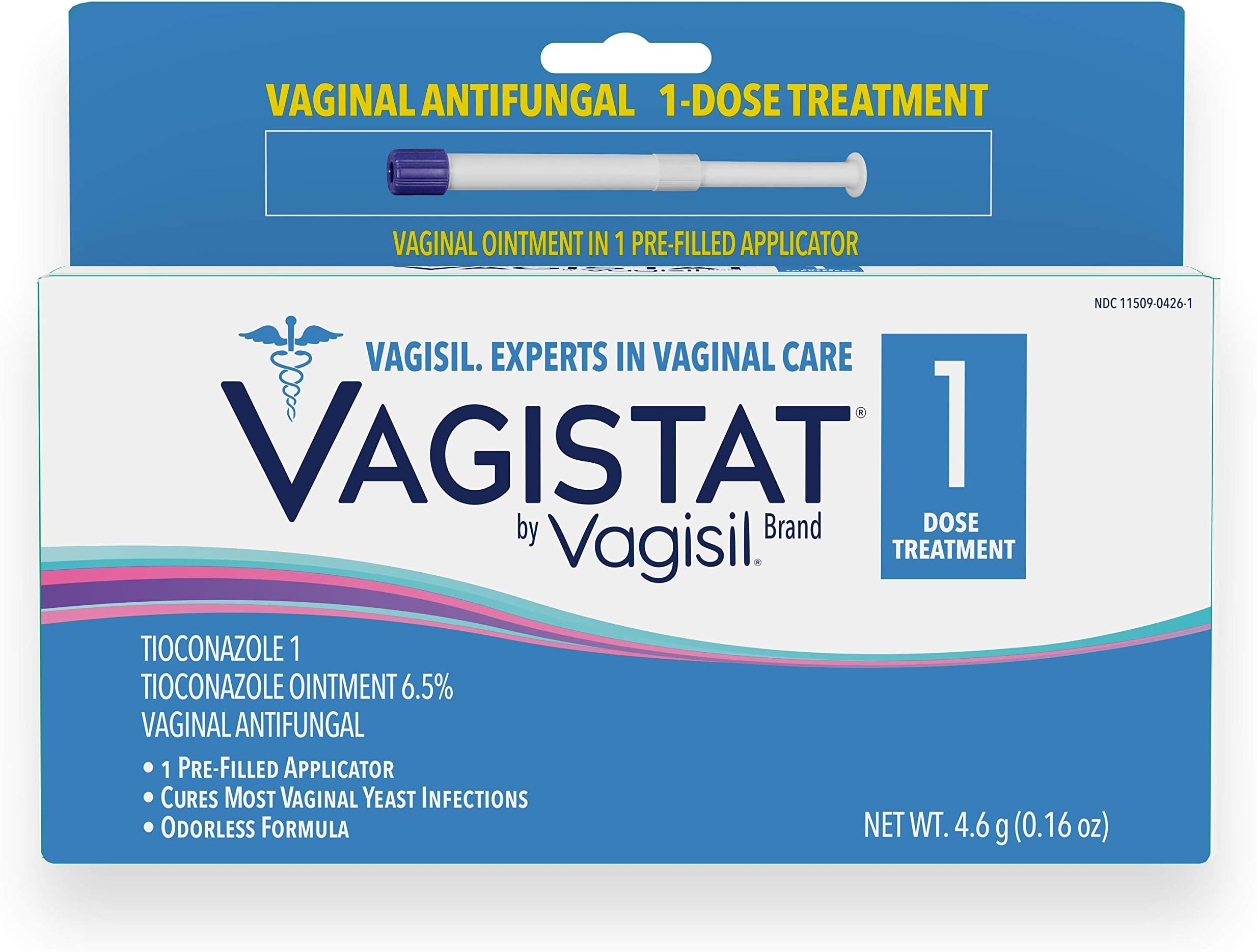Amazon.com: Vagistat 1 Day Single-Dose Yeast Infection Treatment for ...