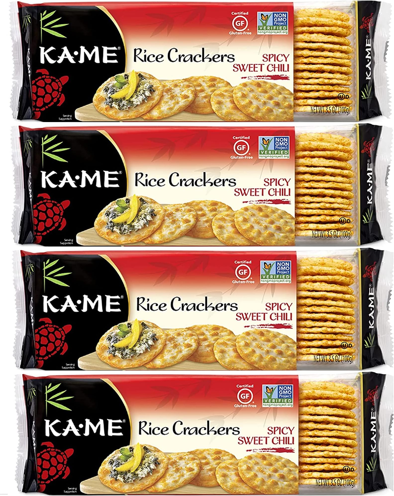Amazon.com: Ka-Me Rice Crackers Gluten Free And Non GMO Verified ...