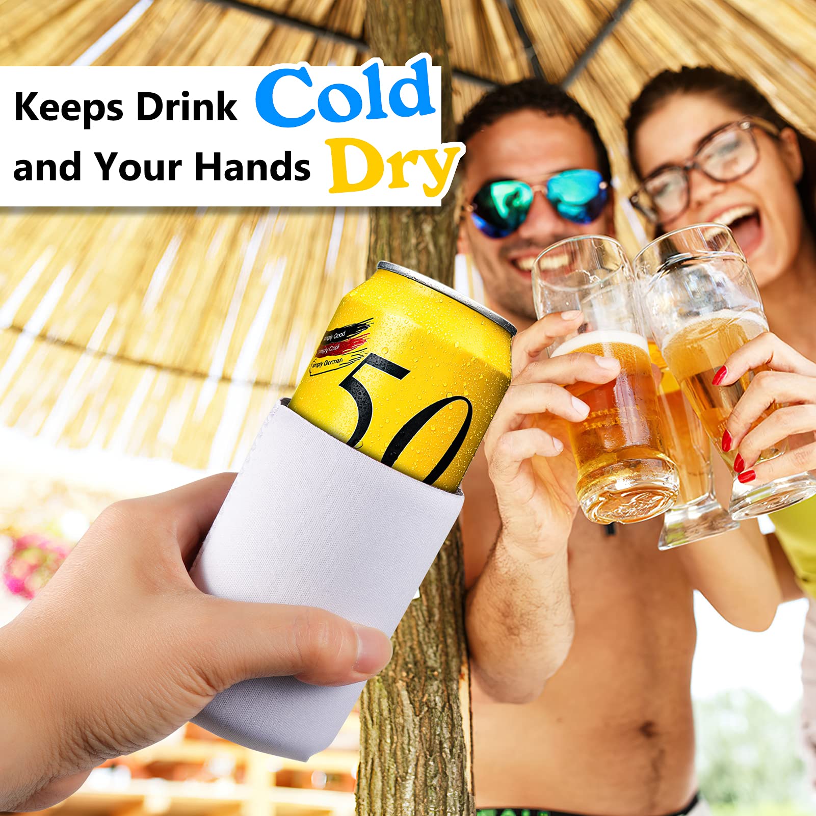 Snapklik.com : Beer Can Cooler Sleeves Blank, Neoprene Beer Can Sleeves ...
