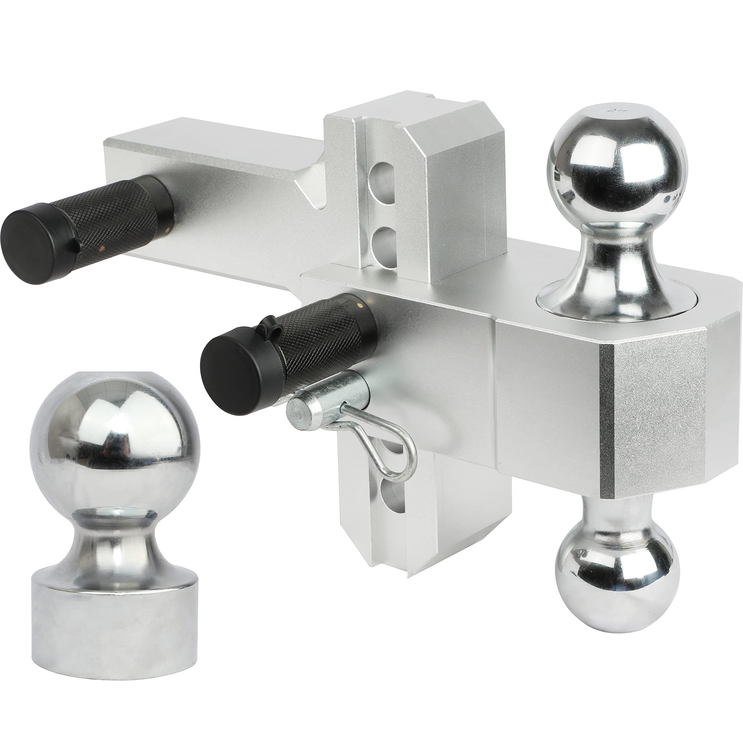 AUH Adjustable Trailer Hitch, Only Fits 2-Inch Receiver, 6-Inch Drop ...