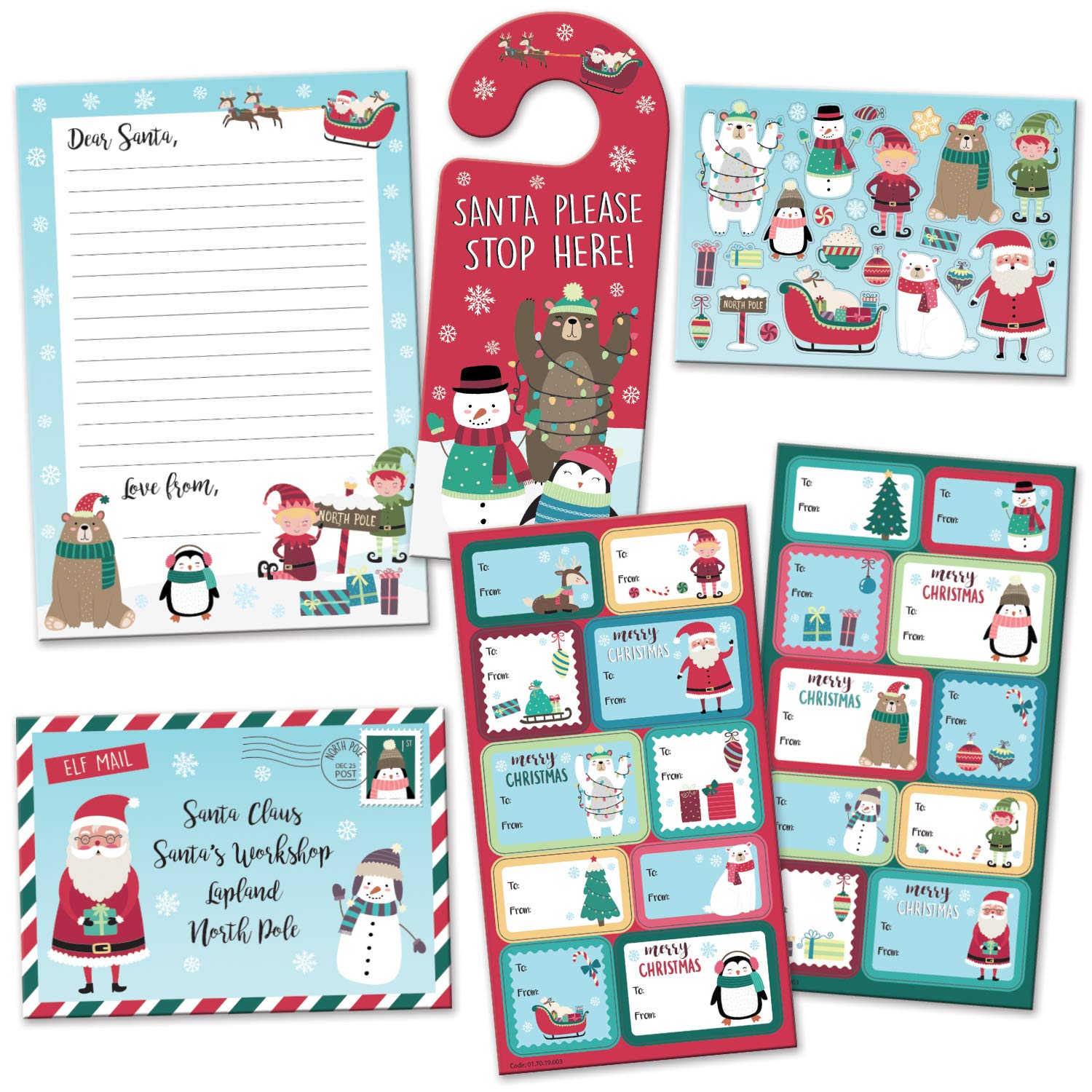 Paper Projects 01 70 24 065 North Pole Christmas Letter | Desertcart ...