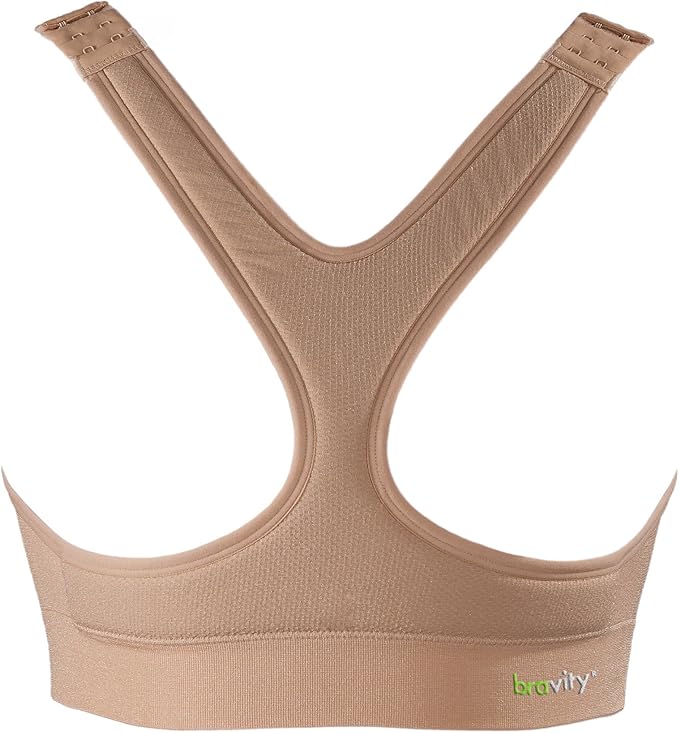 Bravity Women Anti-Wrinkle Cleavage Sleep Bra/Seamless & Adjustable at ...