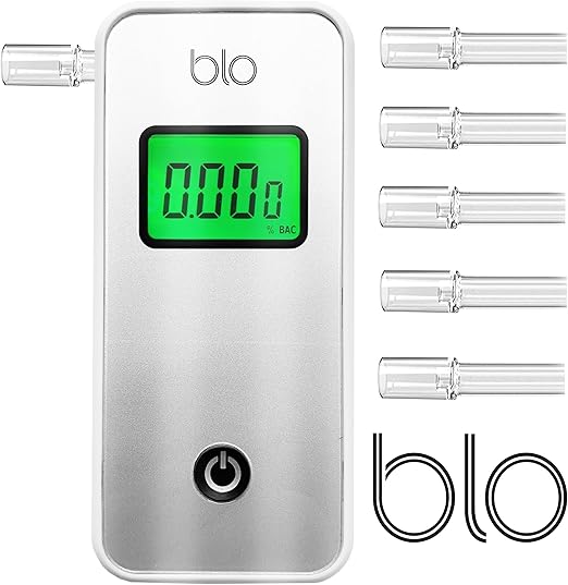 BLO Advanced Portable Breathalyser UK with 5 Mouthpiece - Breath ...