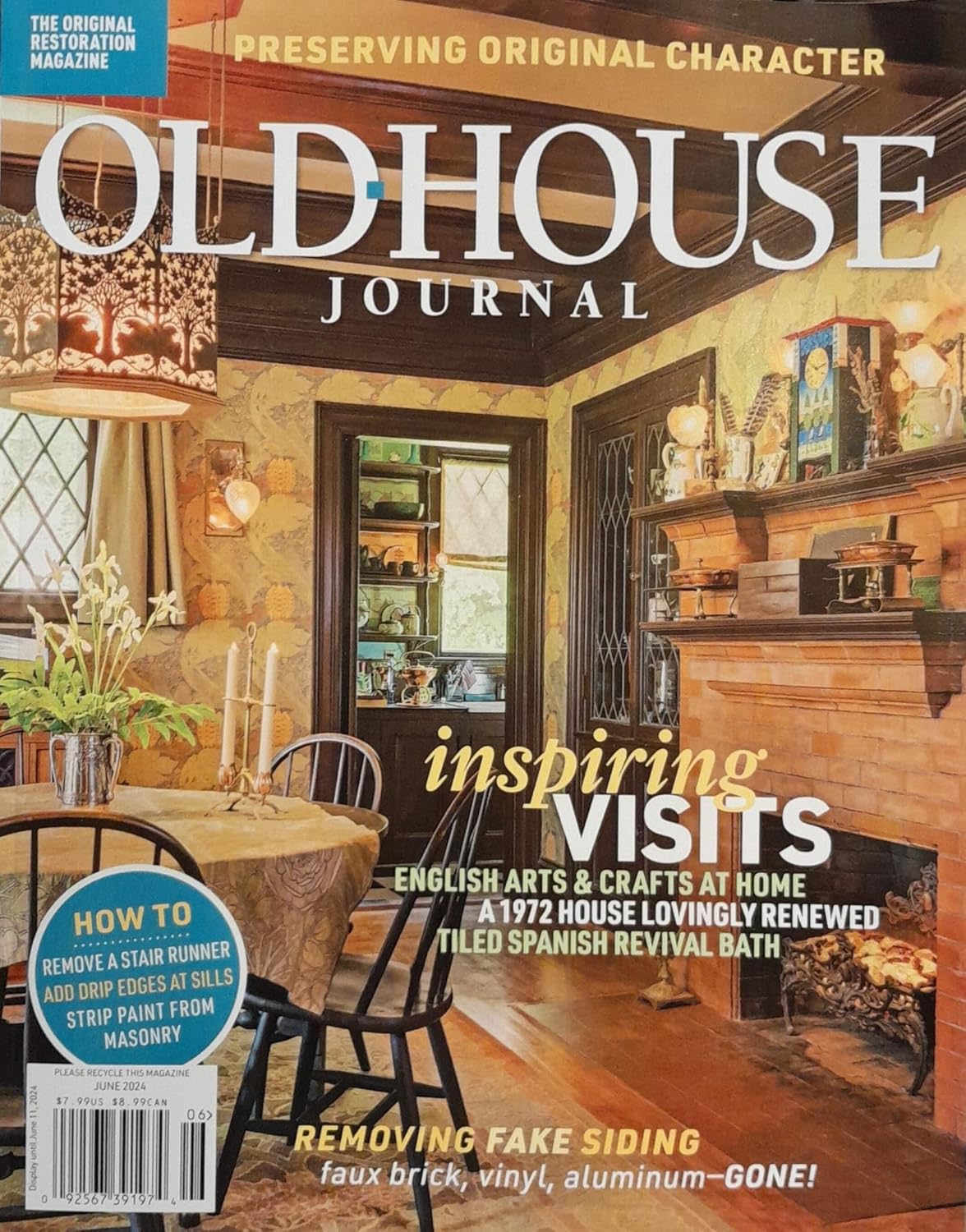 Old House Journal Magazine June 2024 A 1972 House Lovingly Renewed: Old ...