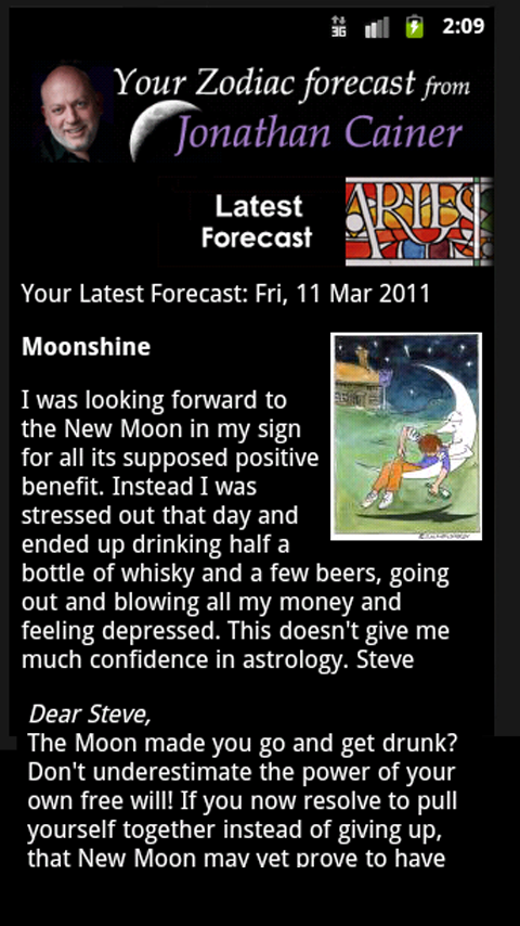 Jonathan Cainer Horoscopes:Amazon.co.uk:Appstore for Android