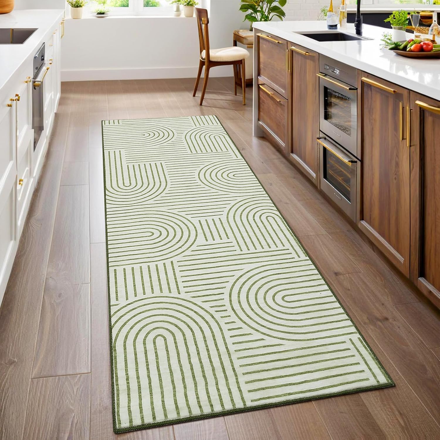 Amazon.com: ROYHOME Modern Rug 2x6 Runners for Hallways, Abstract ...