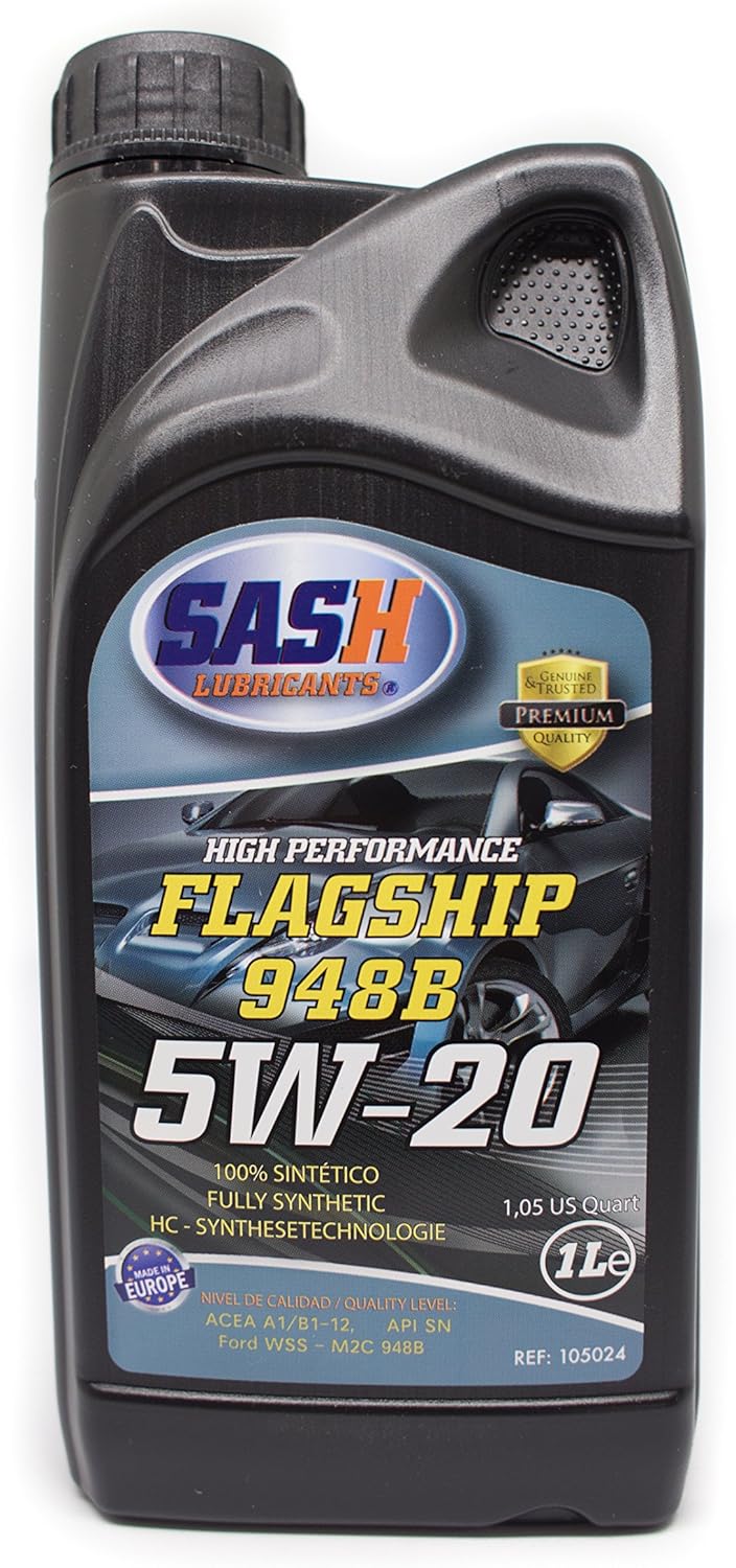 Amazon.com: SASH Flagship 5W20 - 948B 100% Synthetic Engine Oil ...