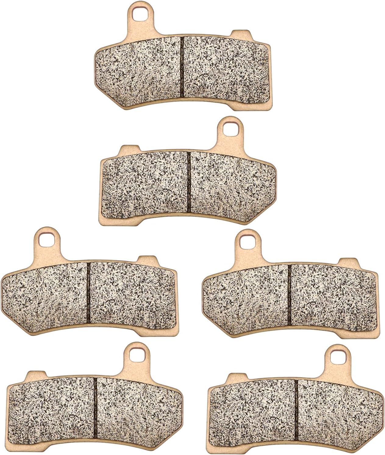 Amazon.com: ZICOO Sintered Front & Rear Brake Pads for Harley Davidson ...